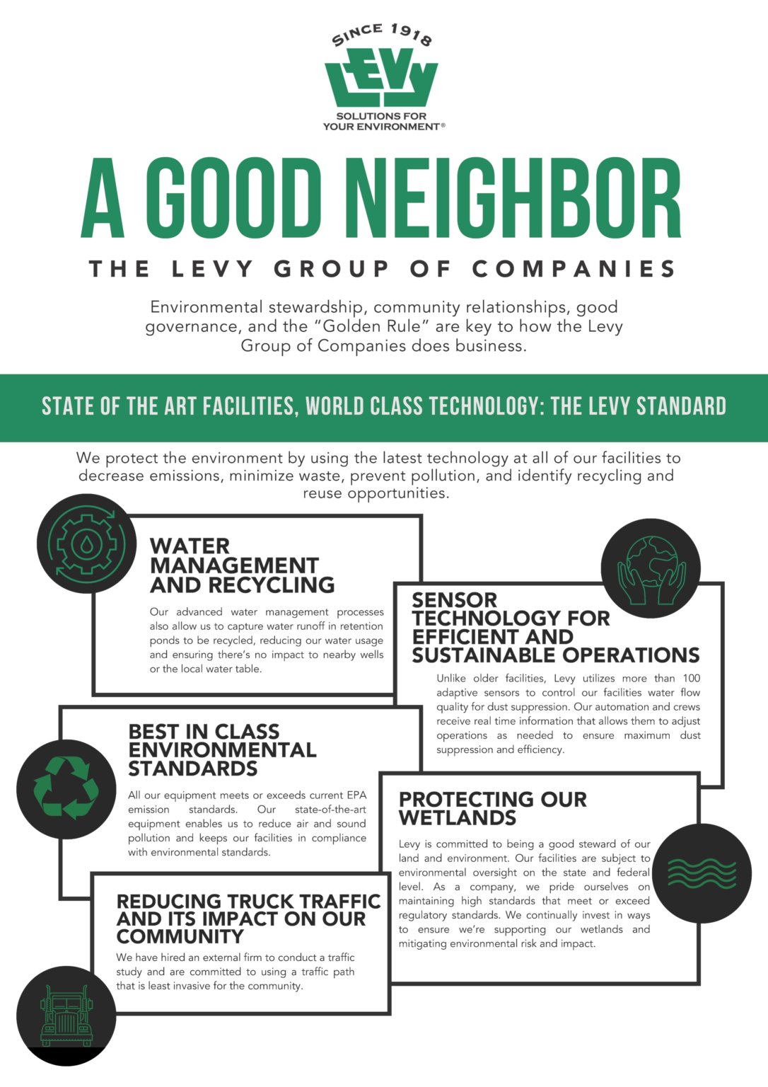 A Good Neighbor | Edw. C. Levy Co.